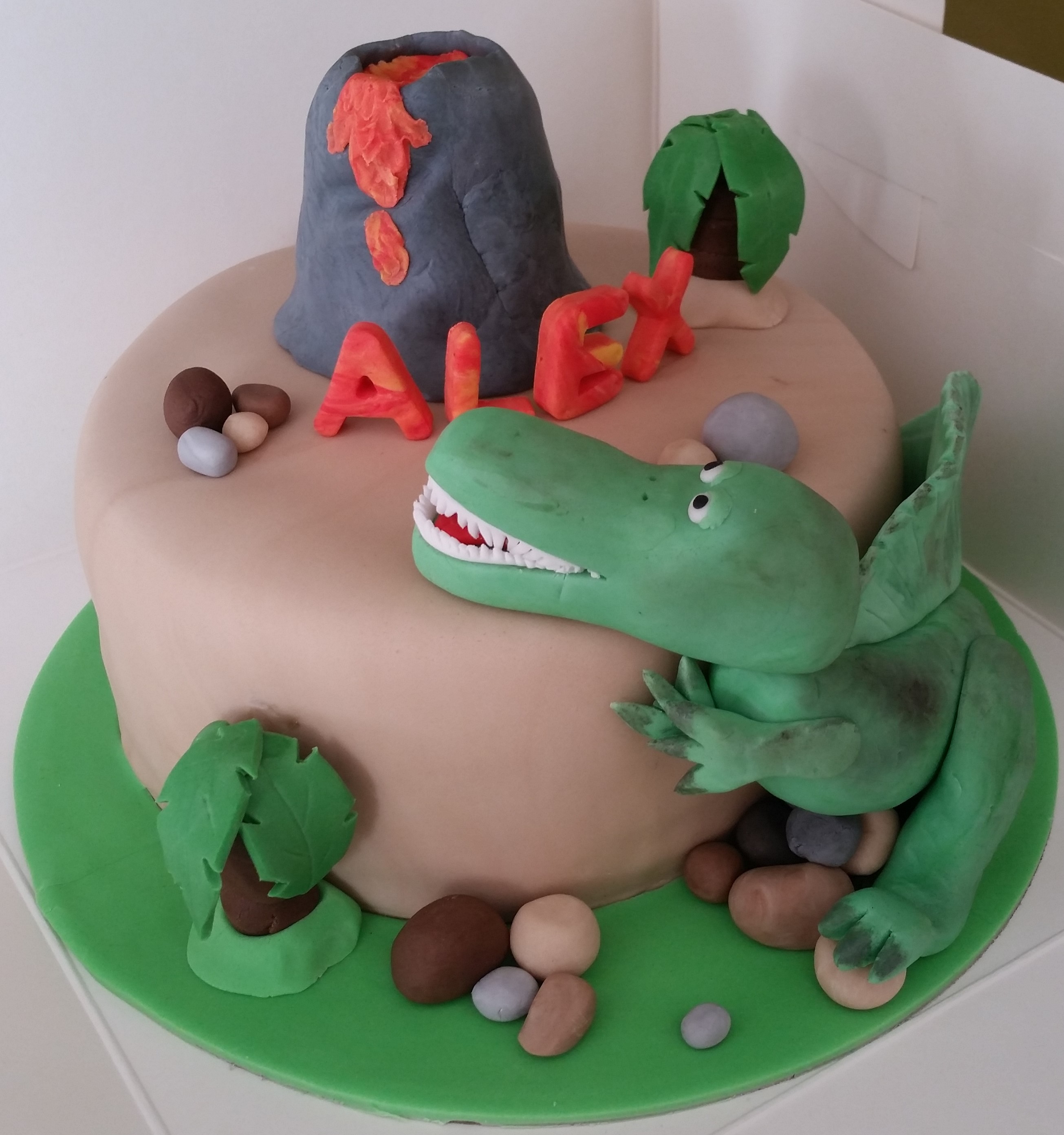Spinosaurus Cake